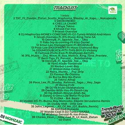 Stream Mix: DJ Mohzaic - TrendyBeatz Welcome To 2026 Mixtape Mix ...